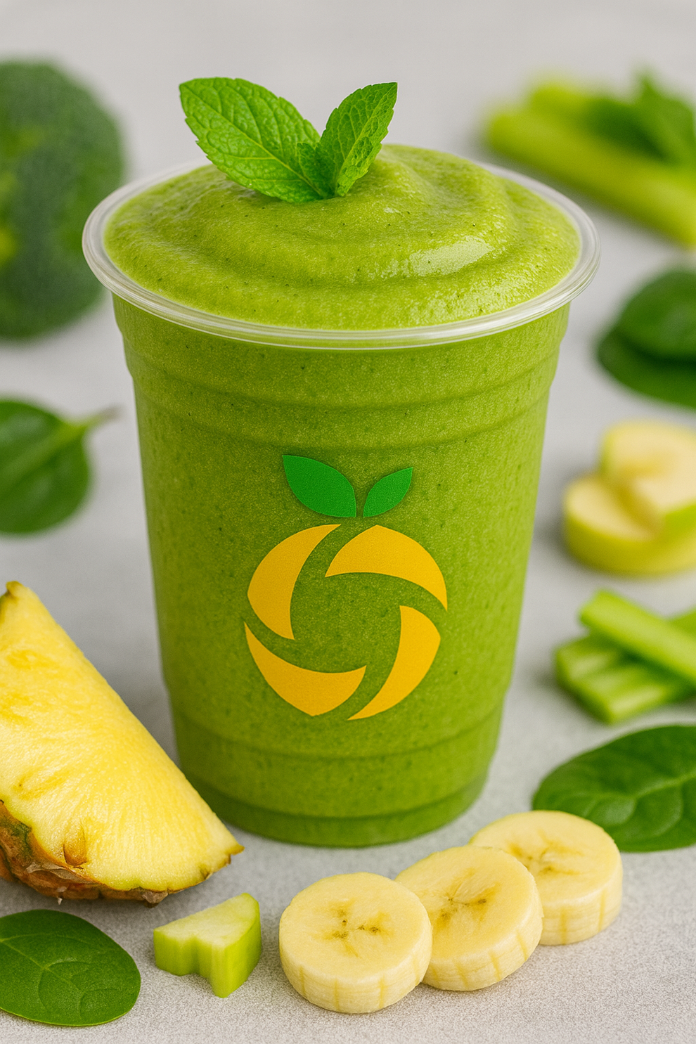 Green Machine🥦🍍 – De Smoothie Machine